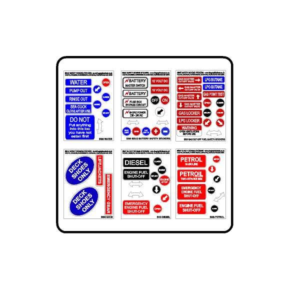 Marine Graphics and Boat Safety Stickers | The Graphics Boat