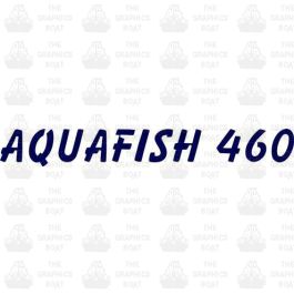 Aquamar Aquafish 460 Lettering Sticker | The Graphics Boat